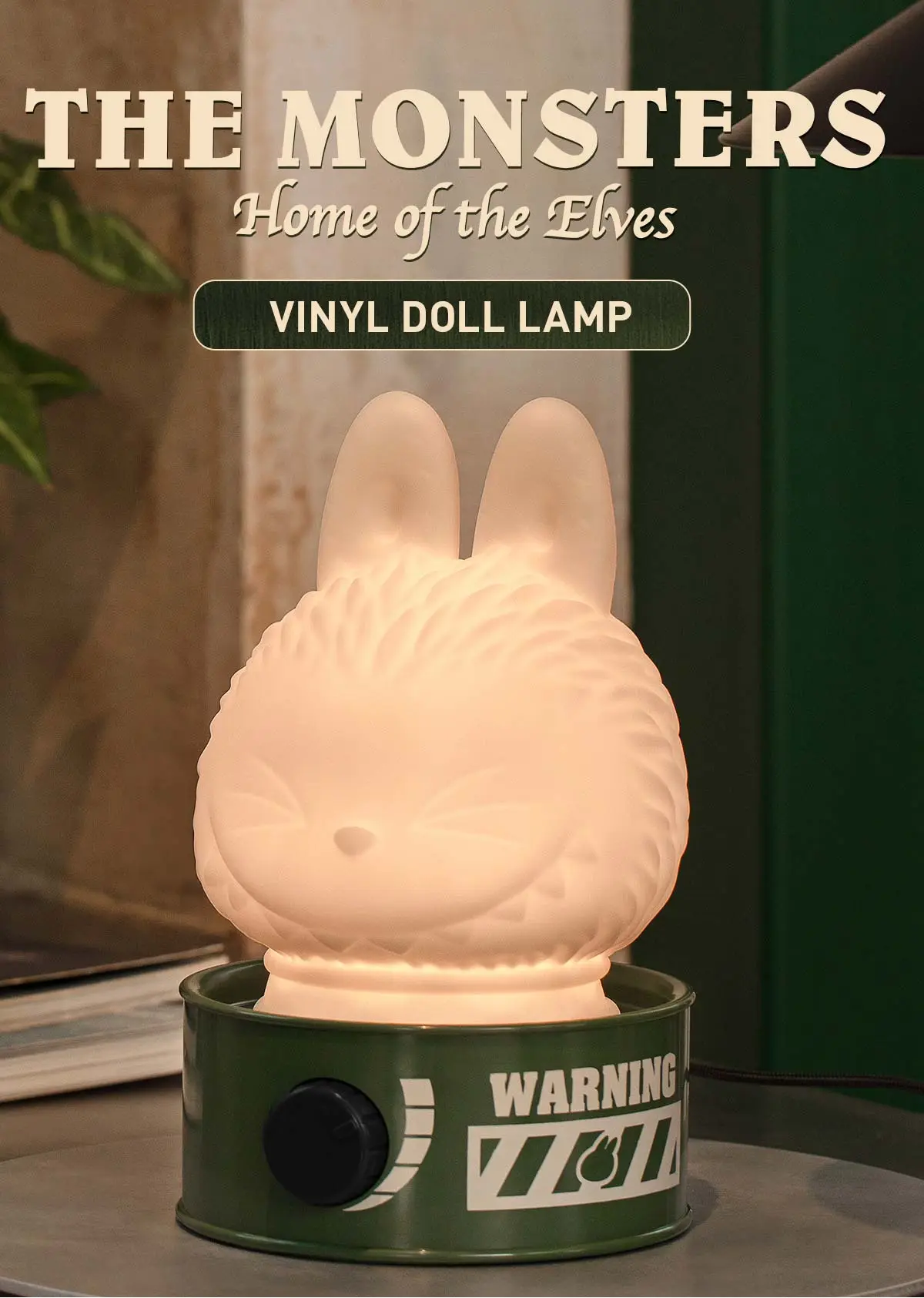 THE MONSTERS Home of Elves Series - Vinyl Doll Lamp - POP MART (United ...