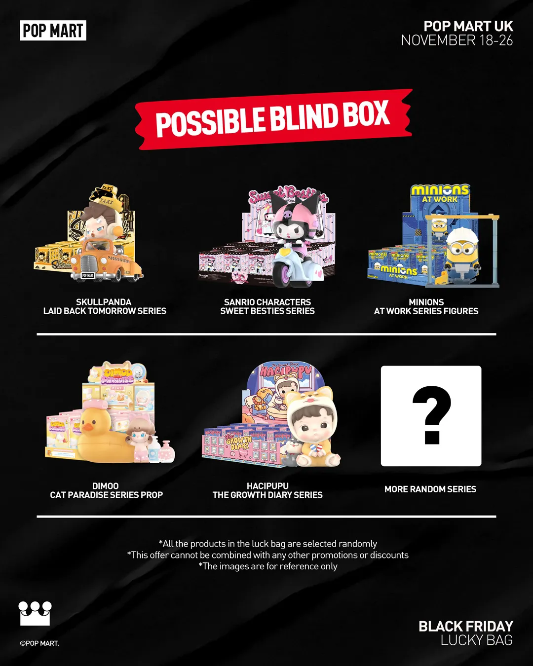 Black Friday Lucky Bag - POP MART (United Kingdom)