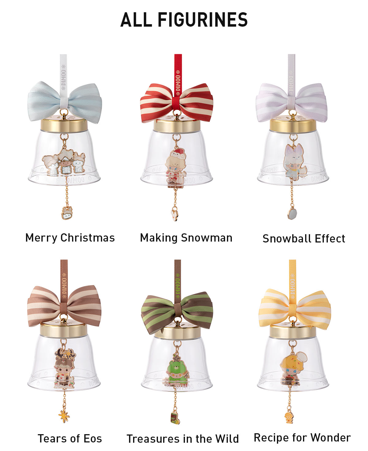 DIMOO Letters from Snowman Series-Christmas Light Bulb Blind Box - POP ...