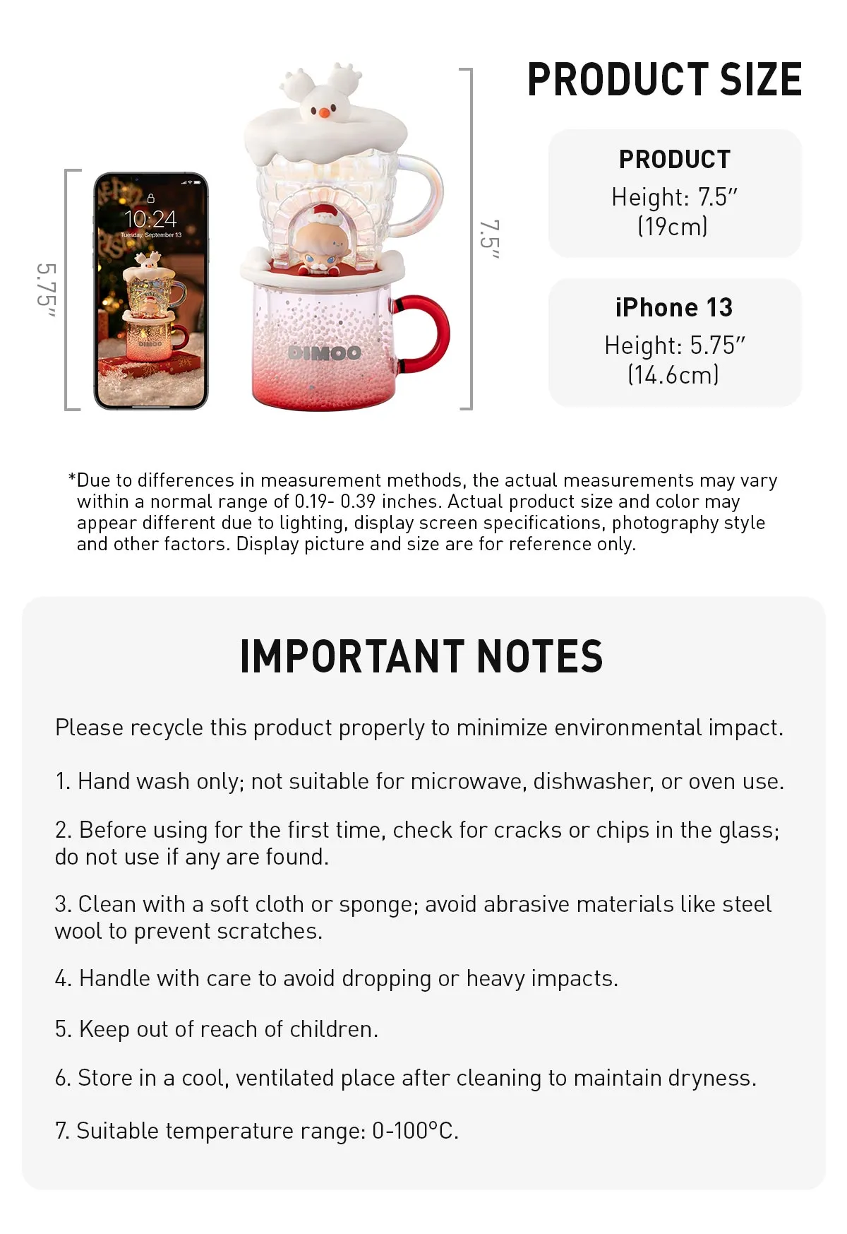 DIMOO Letters from Snowman Series-Stack Cup Gift Box - POP MART (United ...