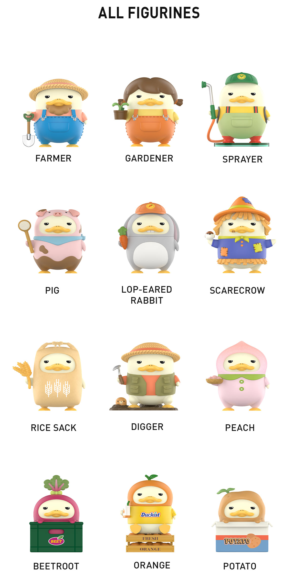 DUCKOO FARM Series Figures - POP MART (United Kingdom)