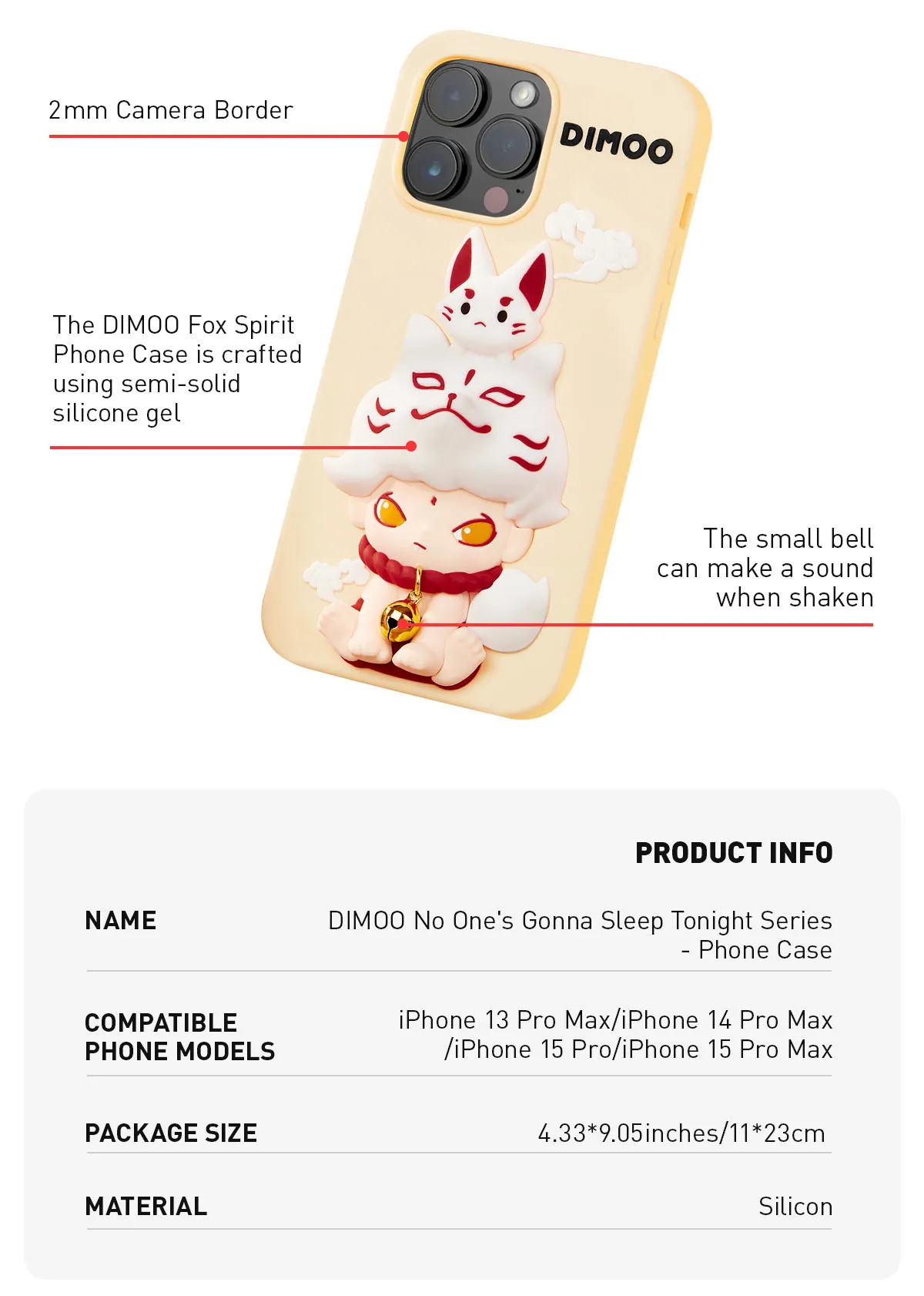 DIMOO: No One's Gonna Sleep Tonight Series-Phone Case - POP MART ...