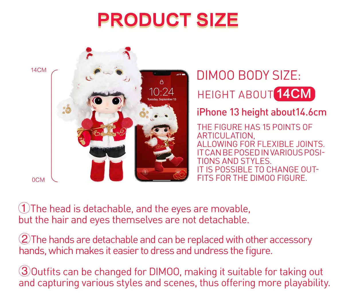 DIMOO Fortune Cat Action Figure - POP MART (United Kingdom)