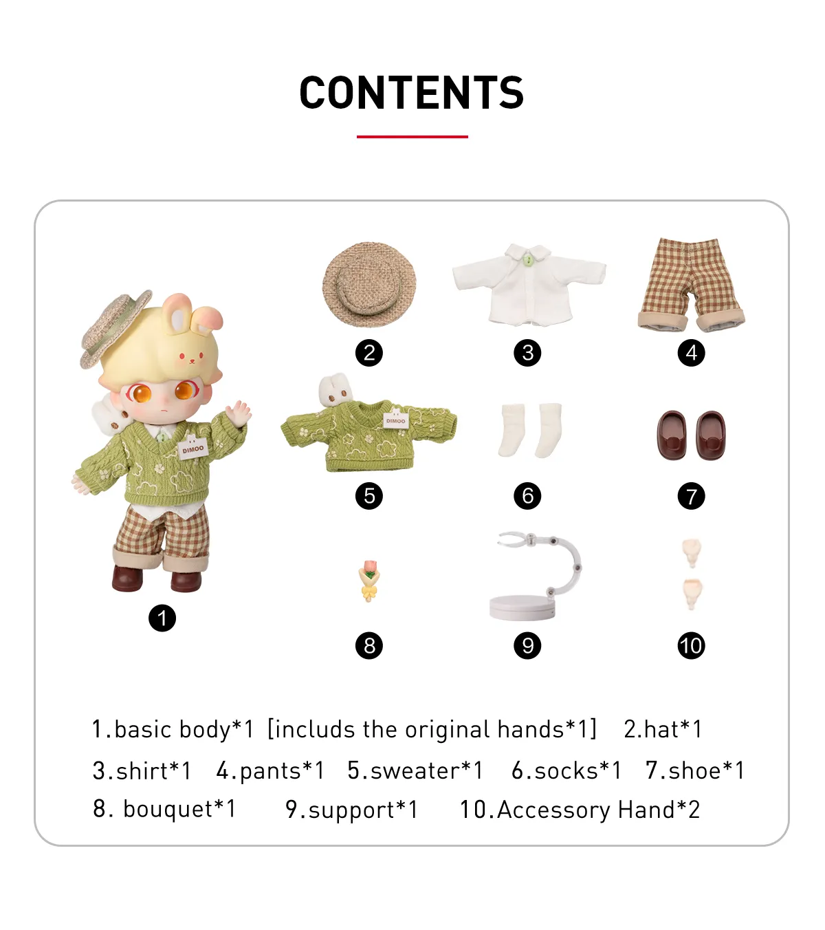 DIMOO Holiday Rabbit Action Figure - POP MART (United Kingdom)