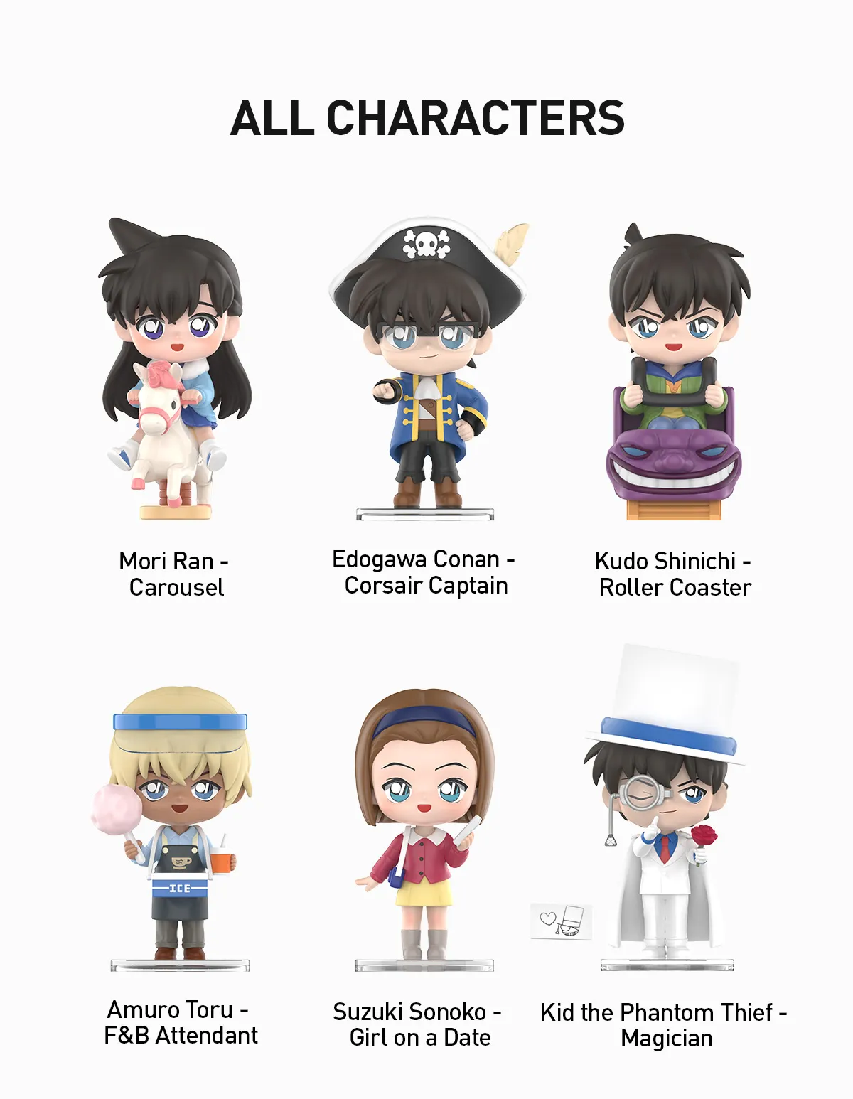 Detective Conan Carnival Series Figures - POP MART (United Kingdom)