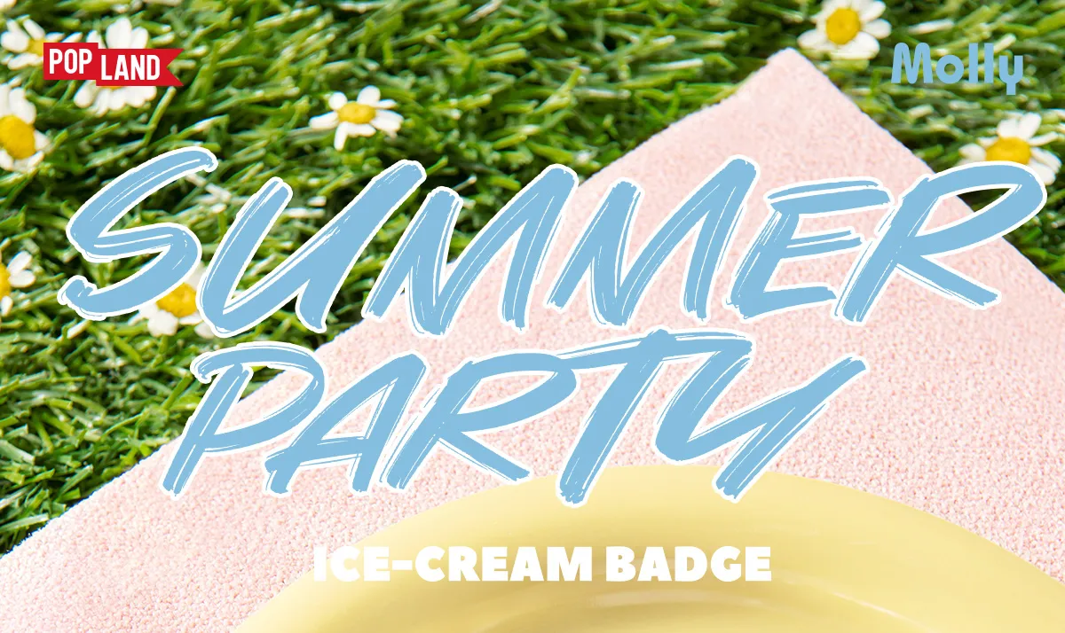 POP Summer Party Series-MOLLY Ice-Cream Badge - POP MART (United Kingdom)